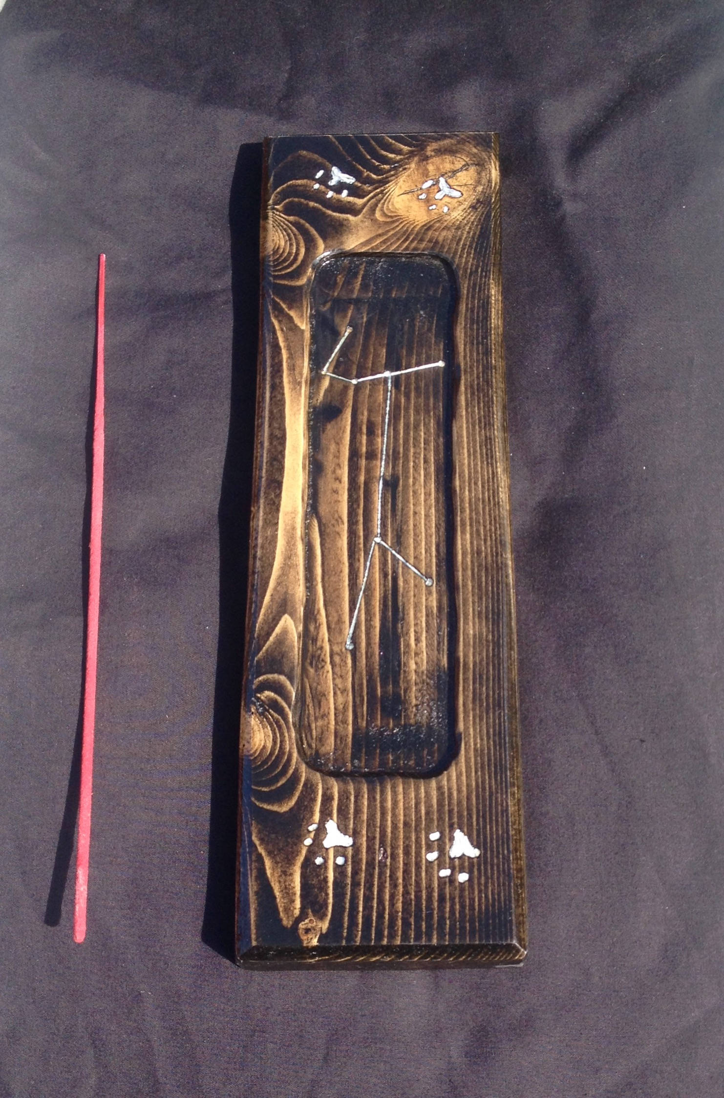 Canis Major Incense Holder | Constellation | Salvaged Wood | Stargazing ...