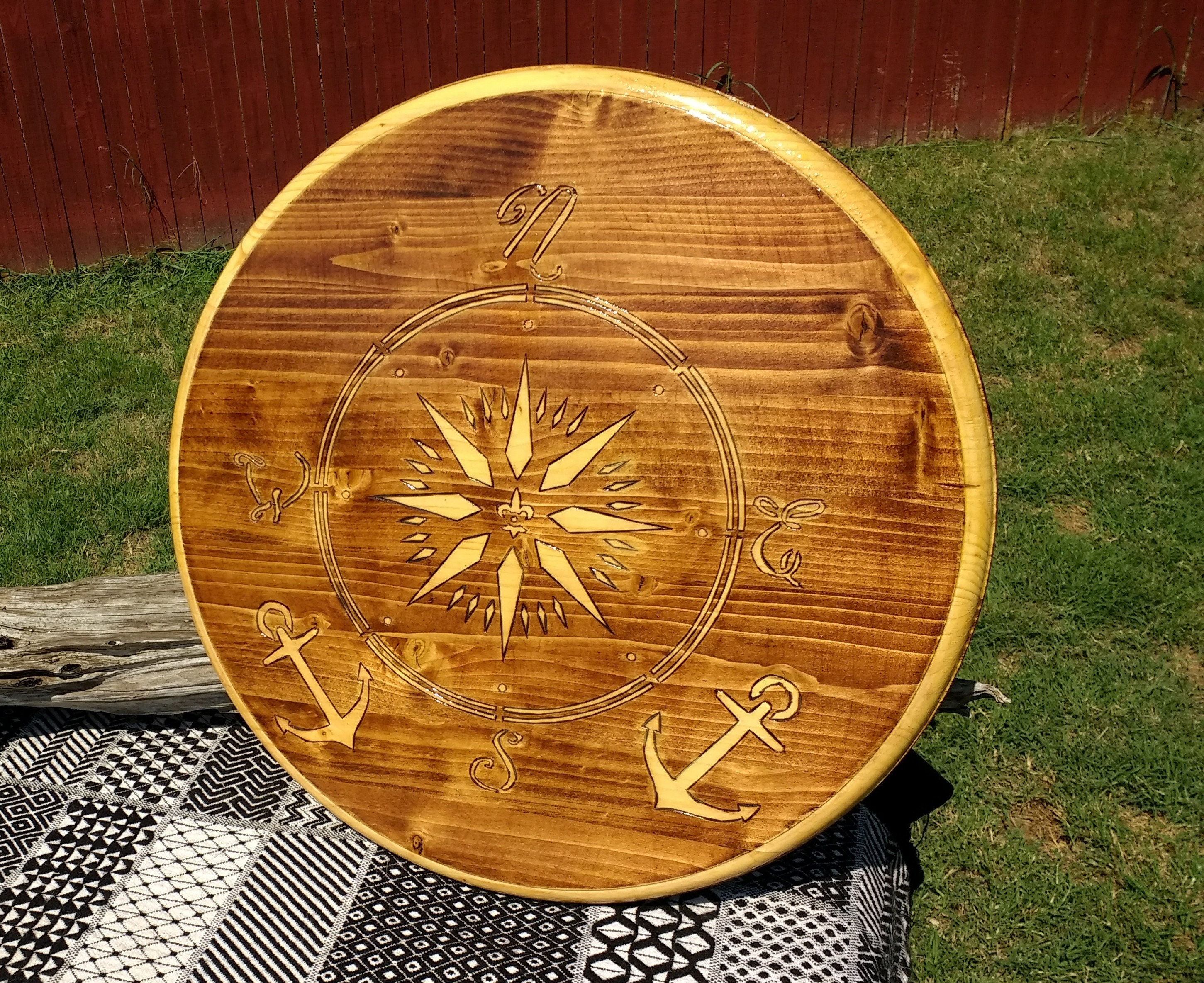 Compass Rose Round - Etsy