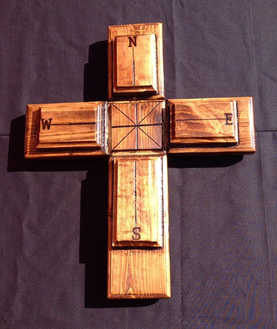 Nautical Cross Wooden Cross Sailing Driftwood | Etsy