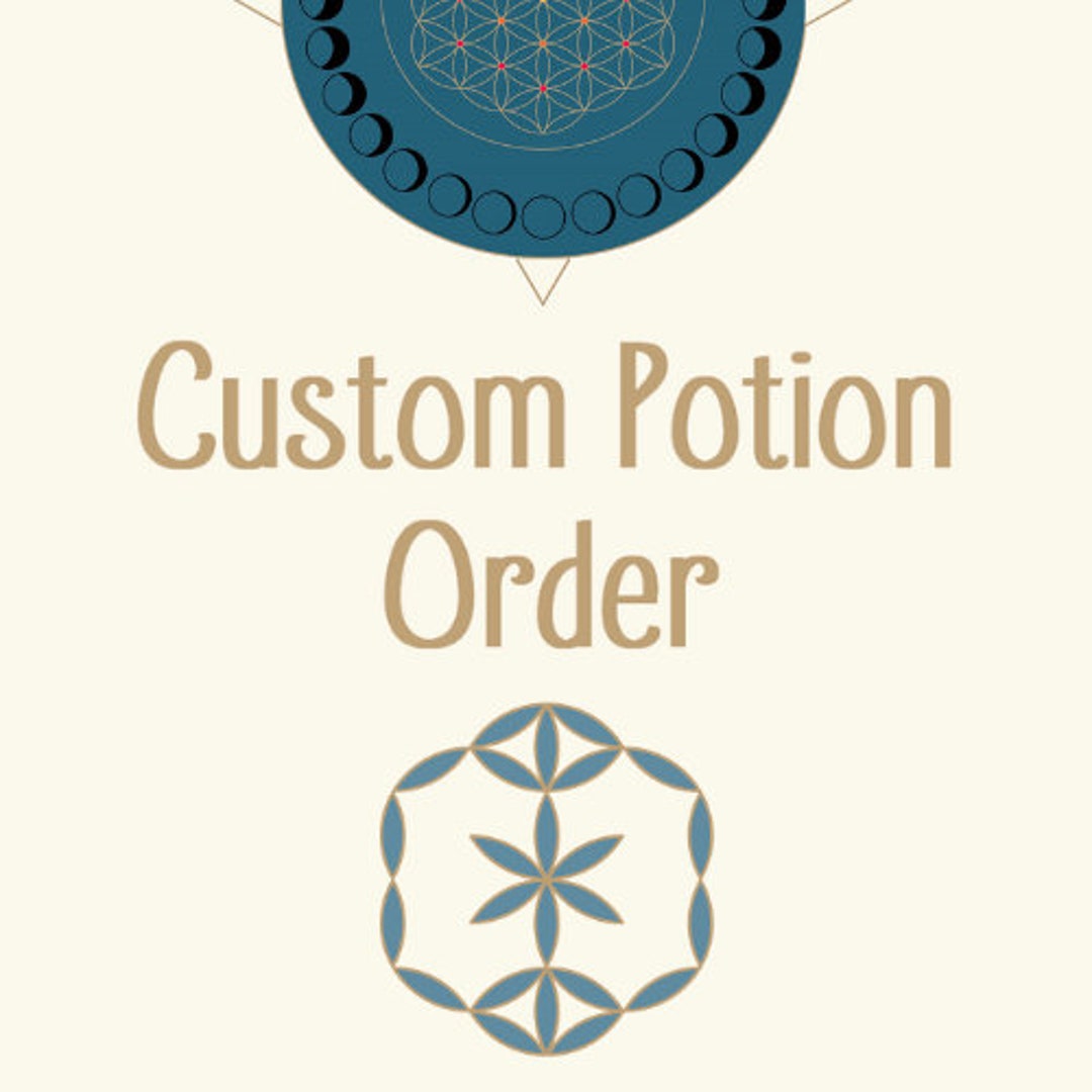 Custom Potion Order, Personalized Order, Made to Order Gift - Etsy
