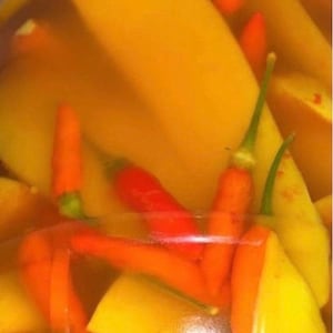 1 Pound MANGO Pickled With Real Guam Boonie Peppers, Chill and Serve ...
