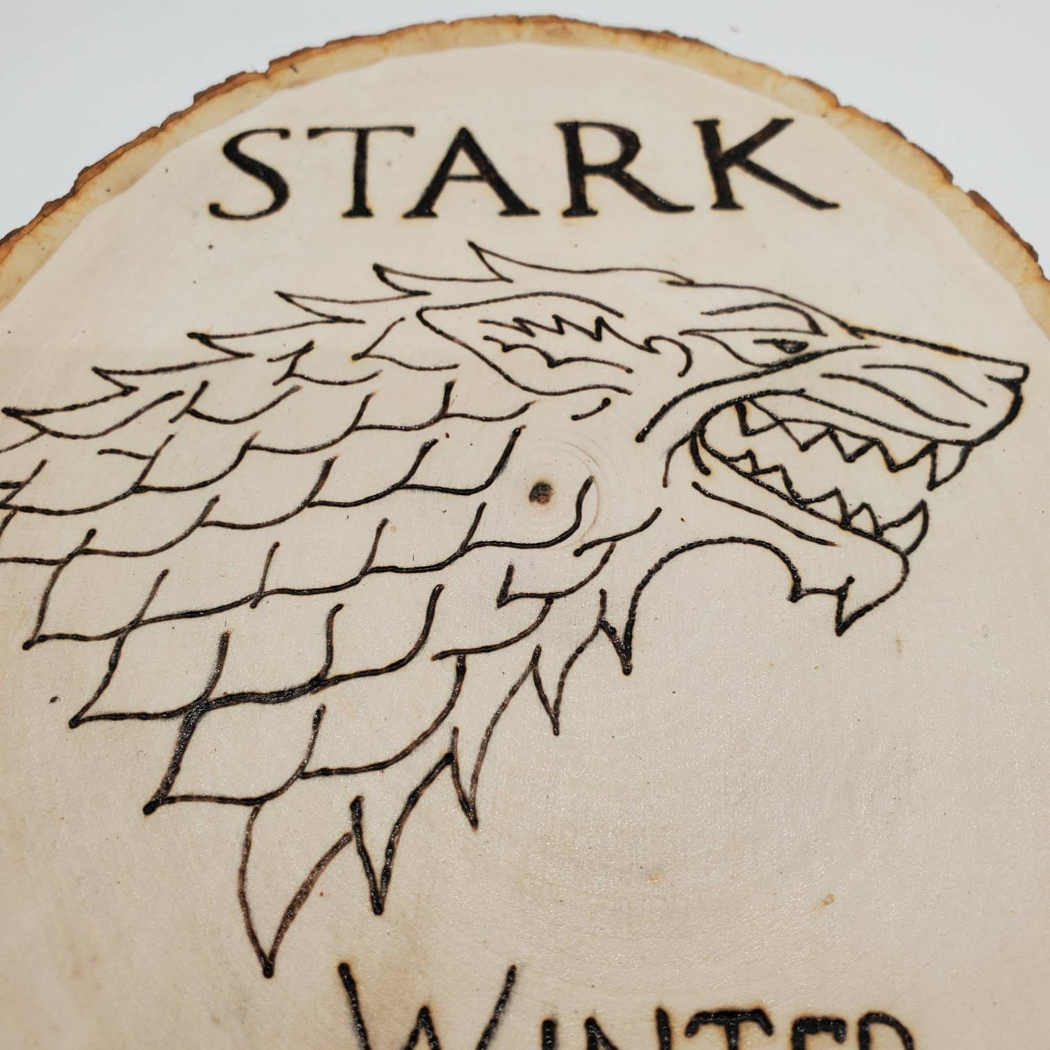 Winter is coming House Stark sigil wood sign sold by DaviSmall | SKU ...