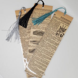 Dictionary Book Page Bookmark / Bookmark / Upcycled Bookmark - Etsy