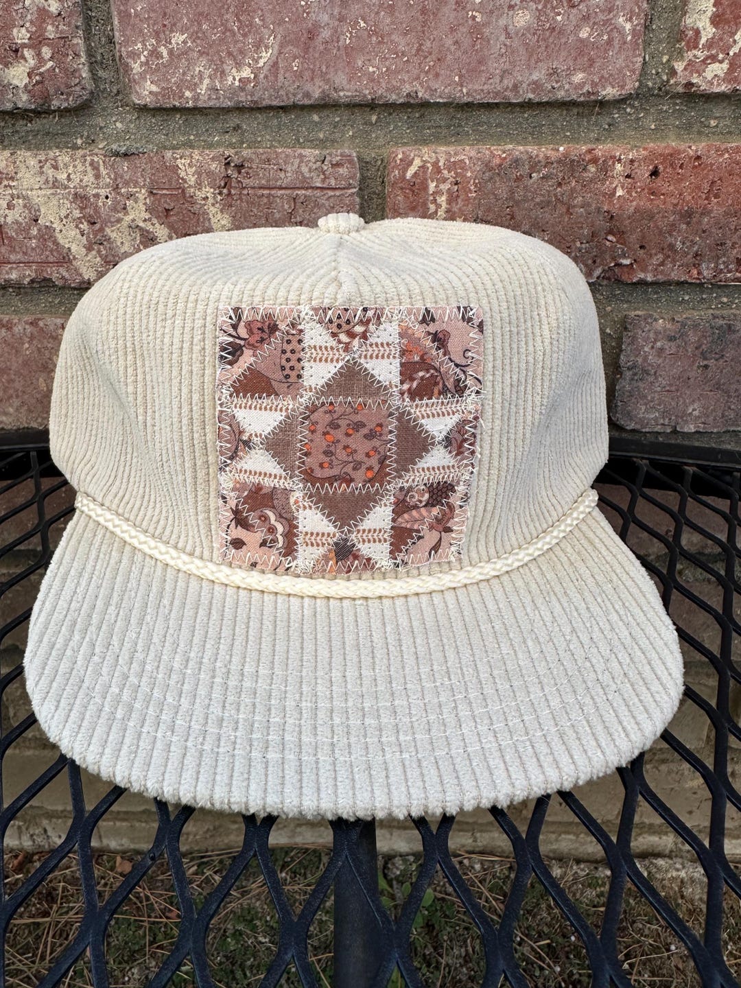 Corduroy Quilt Hat, Corduroy Hat, Quilt Square Hat, Hats for Women ...