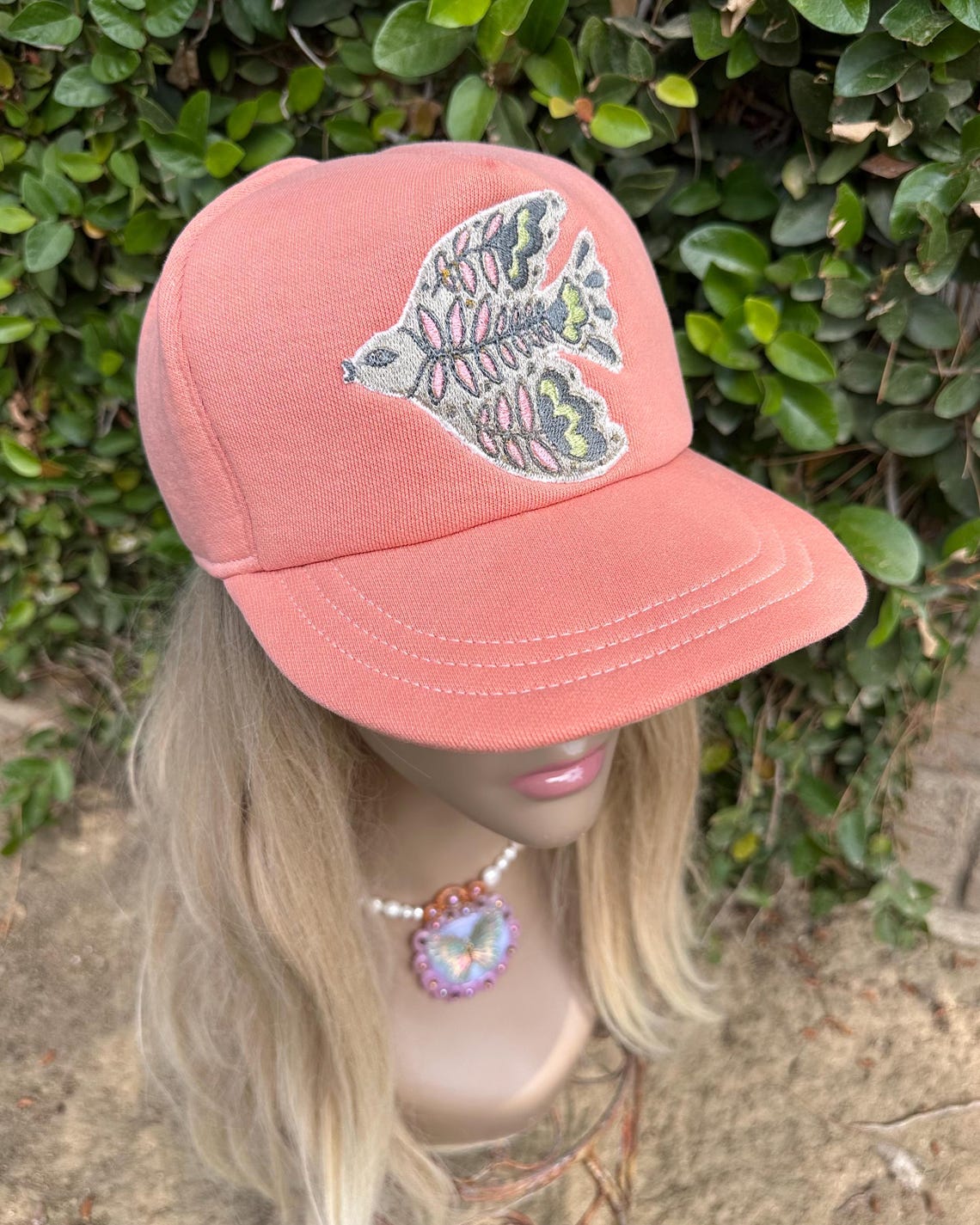 Embroided Boho Bird Baseball Hat for Women, Bird Hat, Trucker Hat Women ...