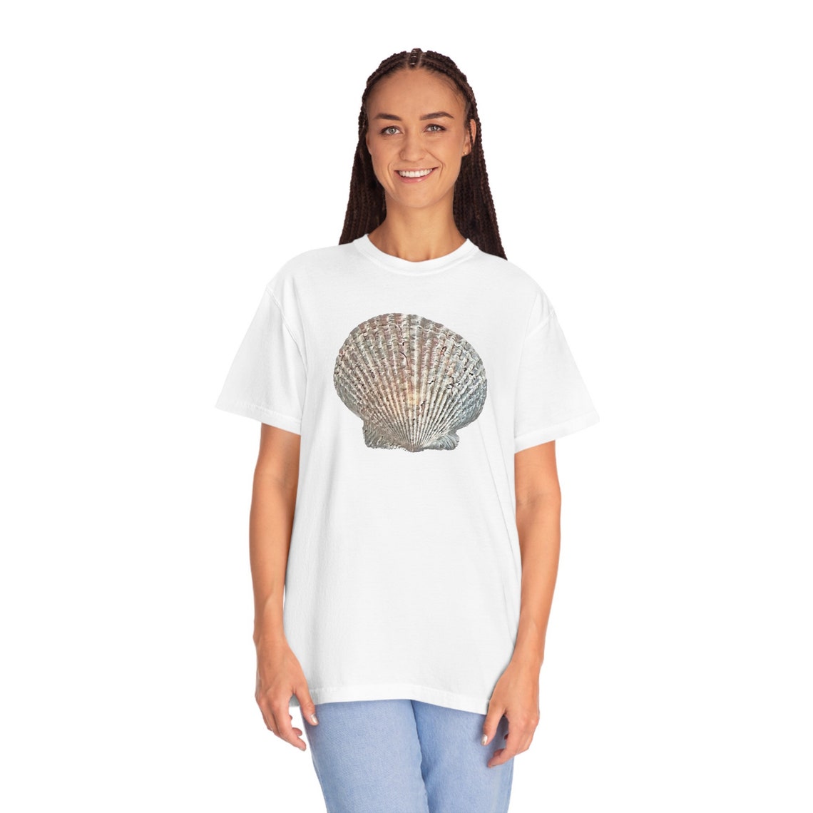 Comfort Colors Shell Tshirt, Seashell Tshirt, Beach Shirt, Tshirts ...