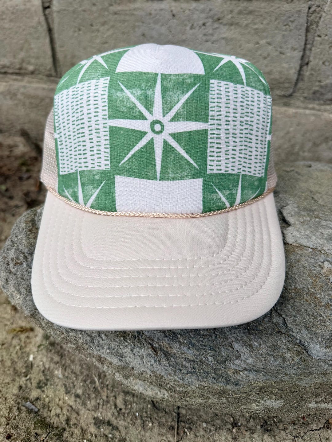 Unisex Wonky Star Trucker Hat, Trucker Hat for Women, Womens Hats, Star ...