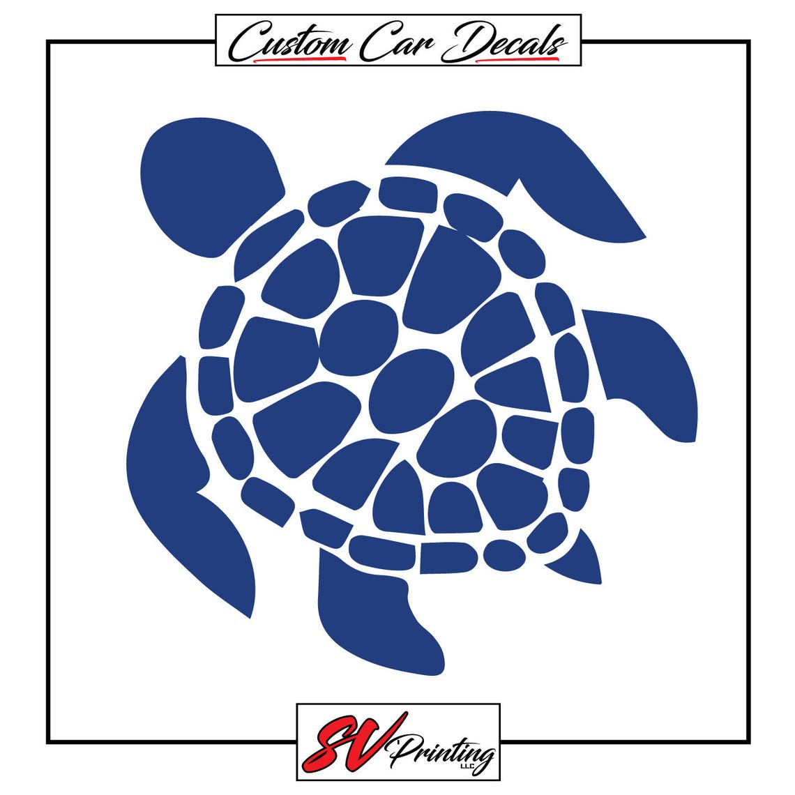 Sea Turtle Car Sticker Decal Animal Ocean Beach Florida | Etsy