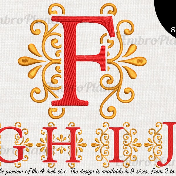Letter Embroidery Pattern - Etsy