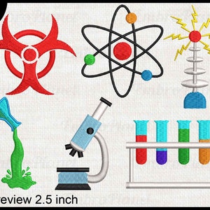 Laboratory - Designs for Embroidery Machine Instant Download Digital ...