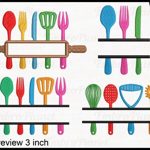 Split Kitchen - Designs for Embroidery Machine Instant Download Digital ...