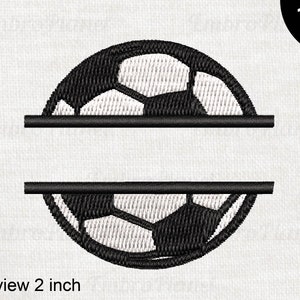 Split Soccer Ball Design for Embroidery Machine Digital - Etsy