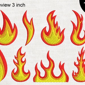 Fires Designs for Embroidery Machine Instant Download Digital File ...