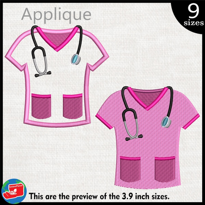 Red Nurse Uniform Top - Etsy