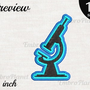 Microscope - Design for Embroidery Machine Instant Download Digital ...