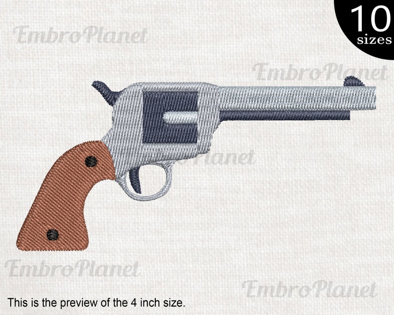 Colt Peacemaker Design for Embroidery Machine Instant - Etsy