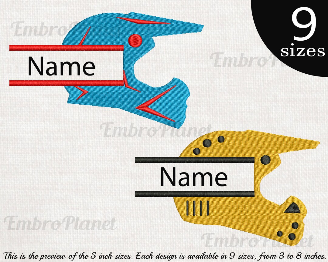 Split Motocross Helmets - Designs for Embroidery Machine Digital ...