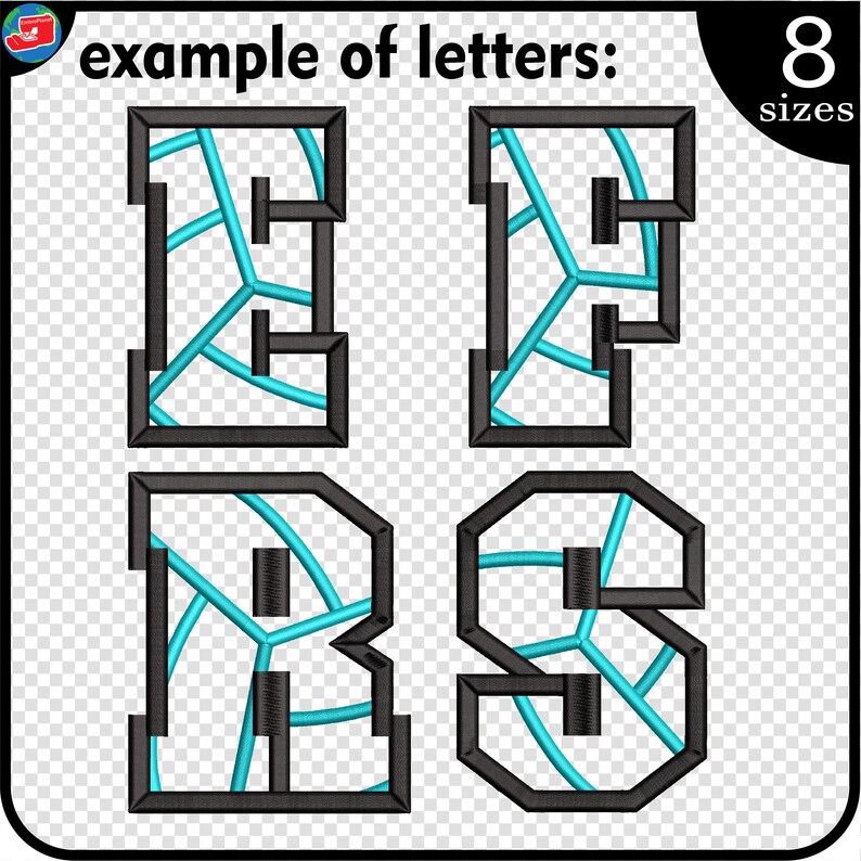 Applique Volleyball Alphabet Embroidery Designs A-Z (digital Download ...