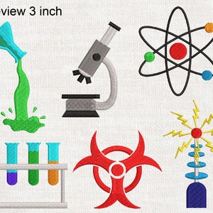Laboratory Designs for Embroidery Machine Instant Download - Etsy