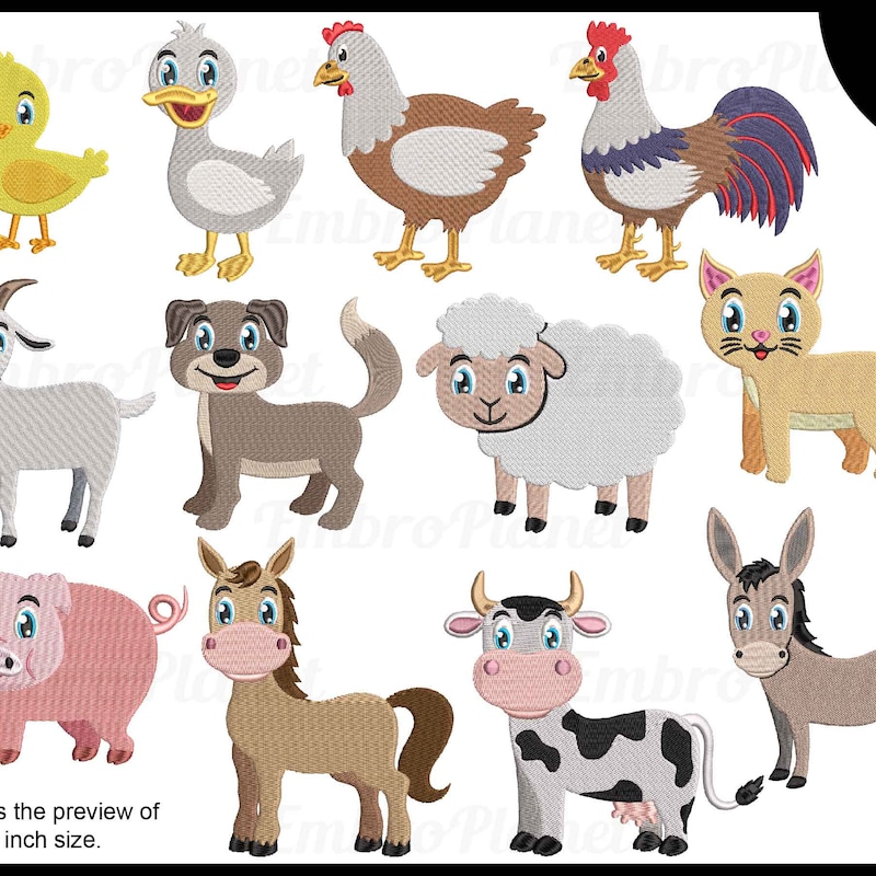 Pecs Farm Animals - Etsy