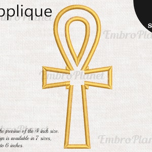 Applique Ancient Egypt Symbol Embroidery Machine Design, Instant ...