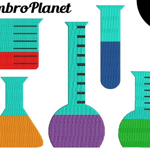Laboratory Designs for Embroidery Machine Instant Download - Etsy