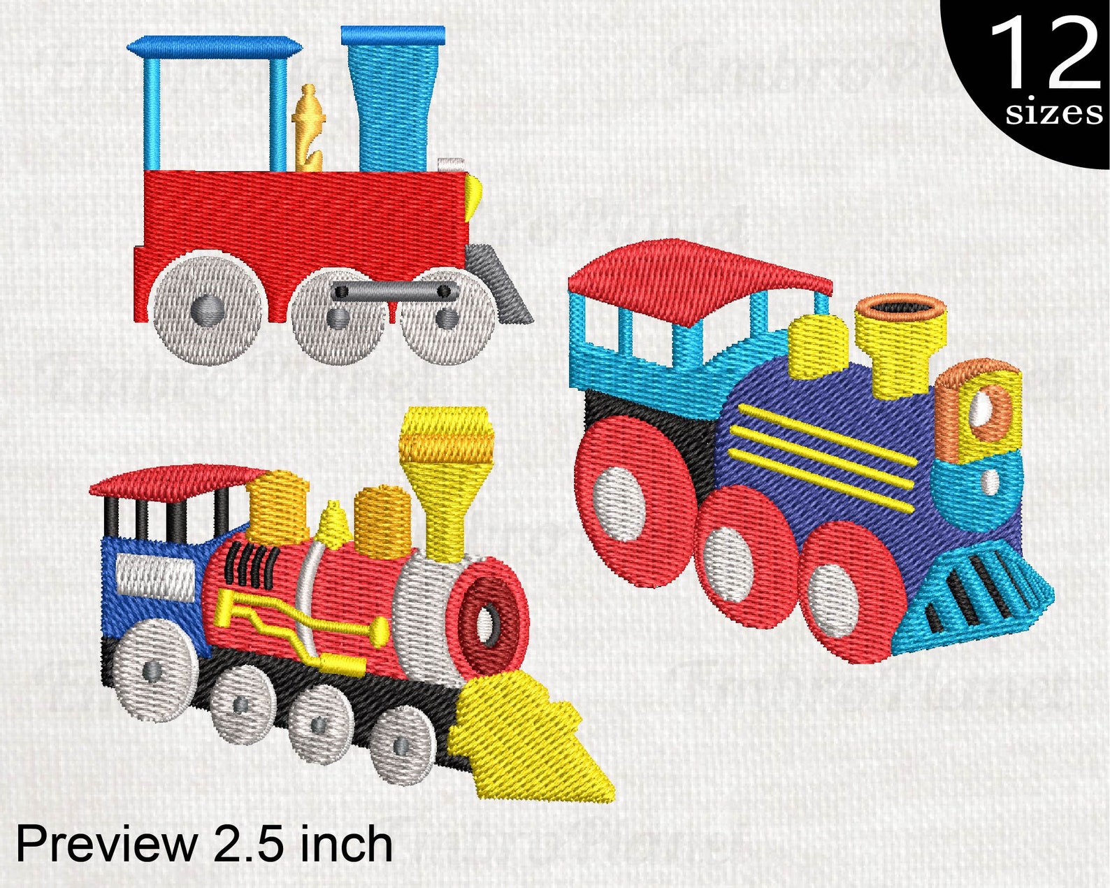 Kid Trains Designs for Embroidery Machine Instant Download - Etsy