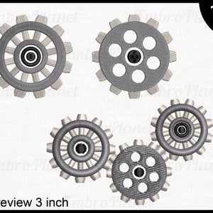Gears - Designs for Embroidery Machine Instant Download Digital ...
