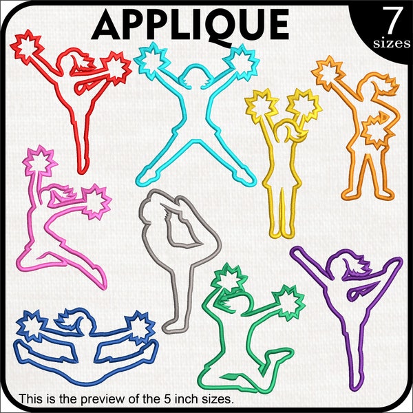 Embroidery Designs Download Cheer - Etsy