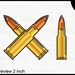 Bullets Embroidery Design – Ammunition Stitch Pattern (instant Download ...