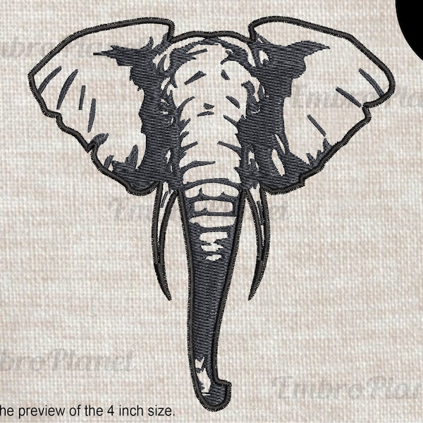 Elephant Embroidery - Etsy