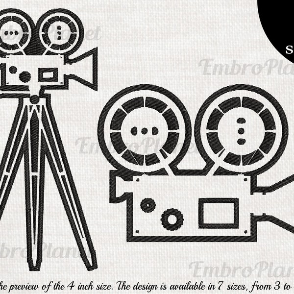 Movie Embroidery - Etsy