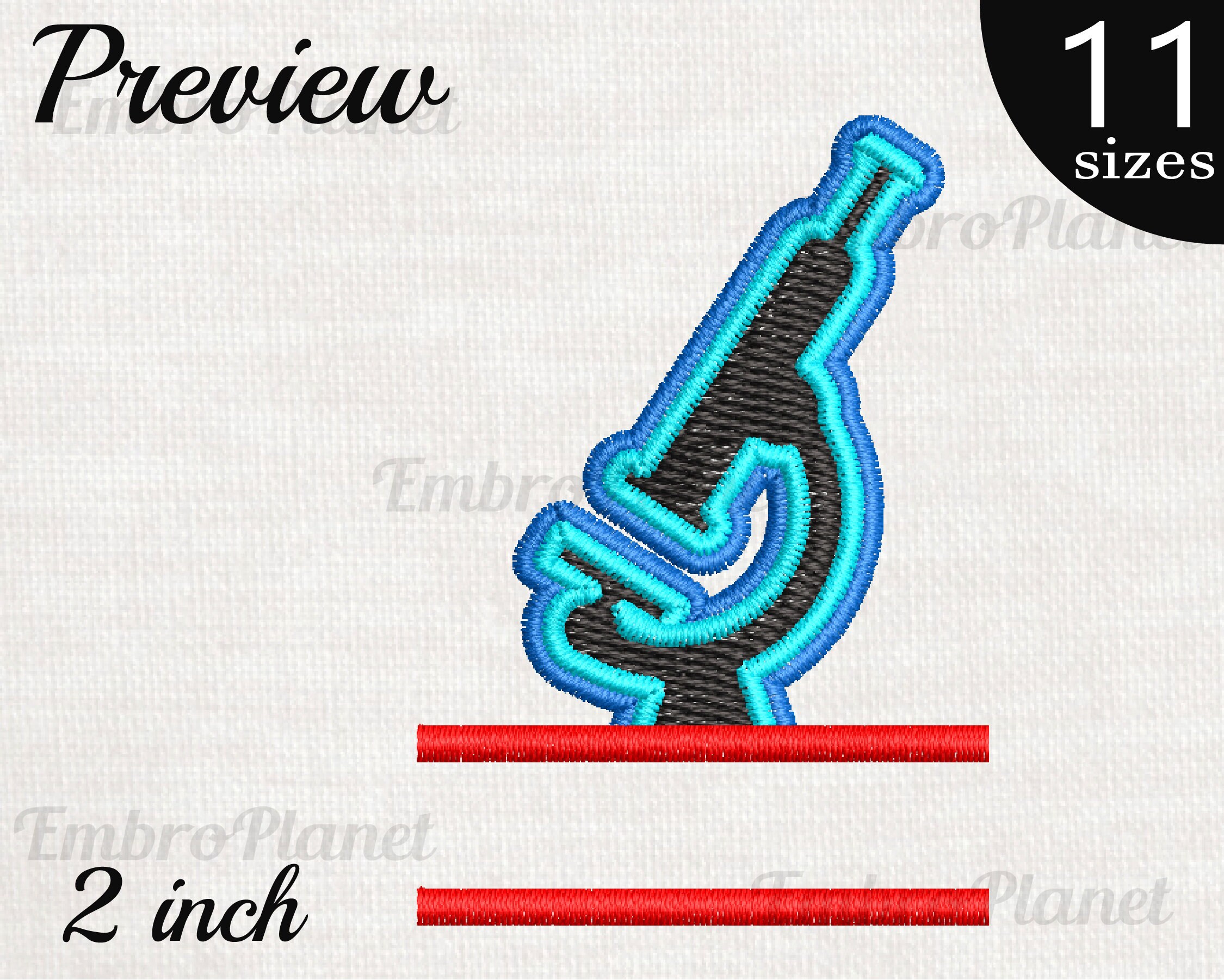 Split Microscope Design for Embroidery Machine Instant | Etsy