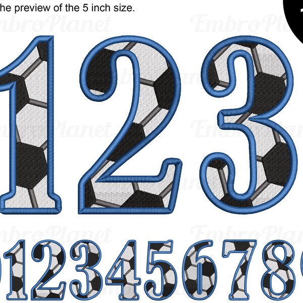 Embroidery Numbers - Etsy