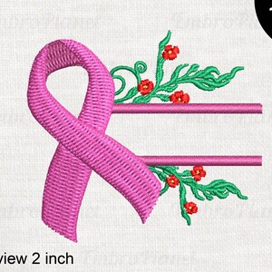 Split Awareness Ribbon - Design for Embroidery Machine Digital Graphic ...