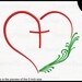 Heart Blessed Design for Embroidery Machine Instant Download - Etsy