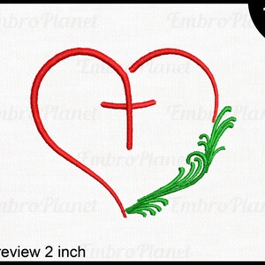 Heart Blessed - Design for Embroidery Machine Instant Download Digital ...