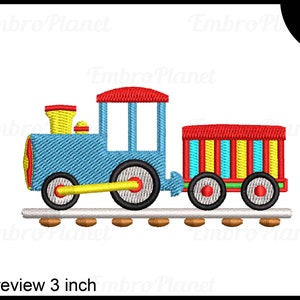 Cute Train - Design for Embroidery Machine Instant Download Digital ...