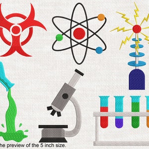 Laboratory Designs for Embroidery Machine Instant Download - Etsy