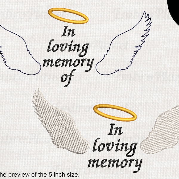 Memorial Embroidery - Etsy