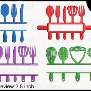 Split Kitchen - Designs for Embroidery Machine Instant Download Digital ...