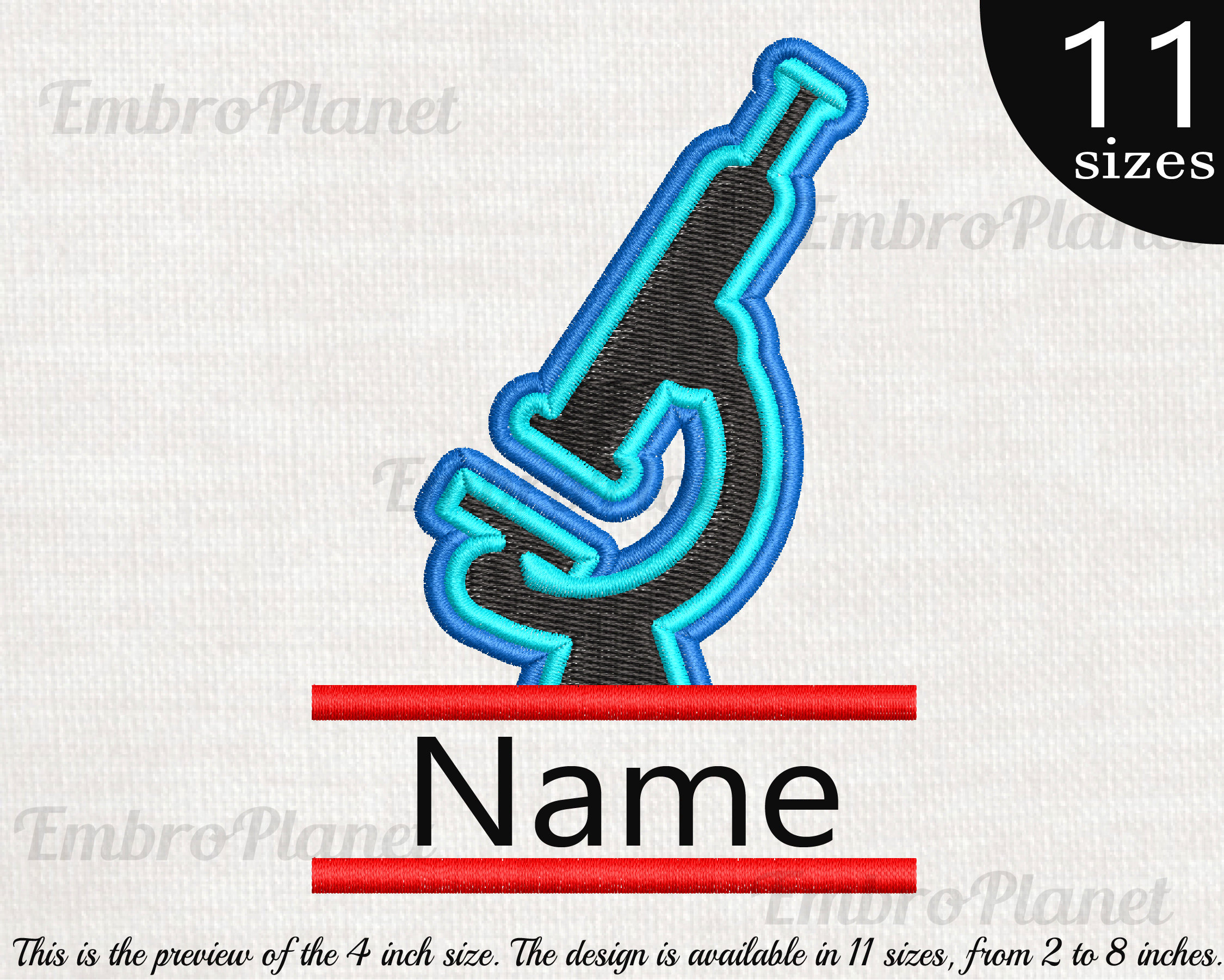 Split Microscope Design for Embroidery Machine Instant | Etsy