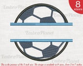 Split Soccer Ball Design for Embroidery Machine Instant - Etsy