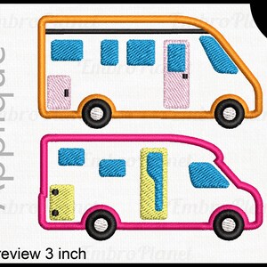 Applique Campervan - Designs for Embroidery Machine Instant Download ...