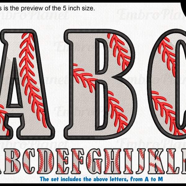 Baseball Letters - Etsy