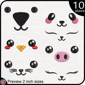 Cute Kawaii - Designs for Embroidery Machine Instant Download Digital ...