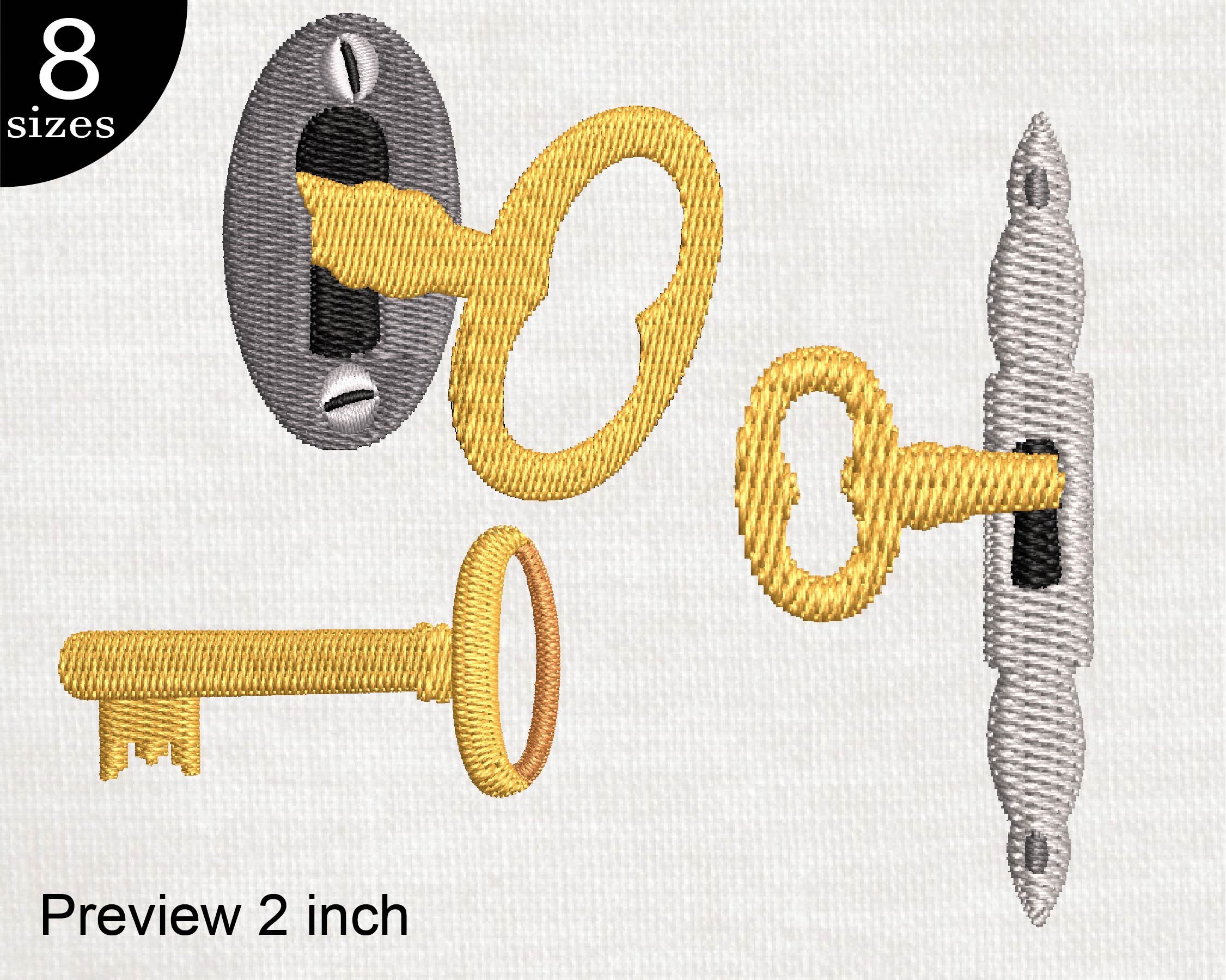 Old Key Designs for Embroidery Machine Instant Download - Etsy