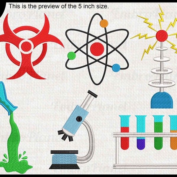 Lab Tech Embroidery Designs - Etsy