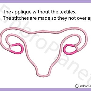 Uterus - Designs for Embroidery Machine Digital Graphic File Stitch ...