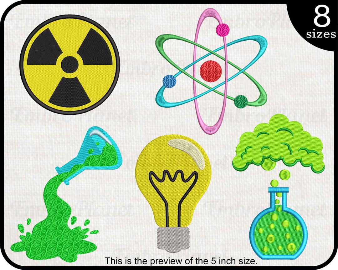 Laboratory - Designs for Embroidery Machine Instant Download Digital ...